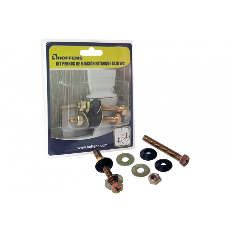Kit Pernos de Fijación Estanque Taza WC Blister