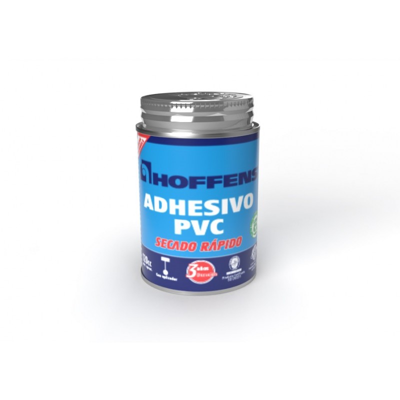 Adhesivo PVC Hoffens Lata - Secado Rápido 120 CC.