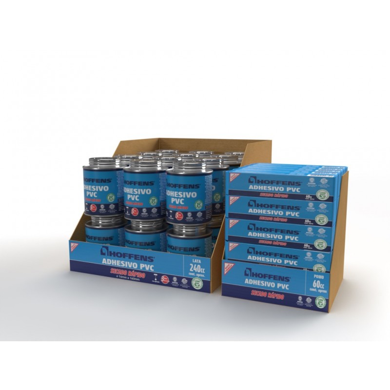 Adhesivo PVC Hoffens Lata - Secado Rápido 120 CC.