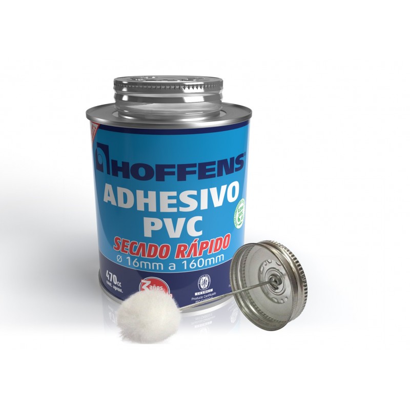 Adhesivo PVC Hoffens Lata - Secado Rápido 470 CC.