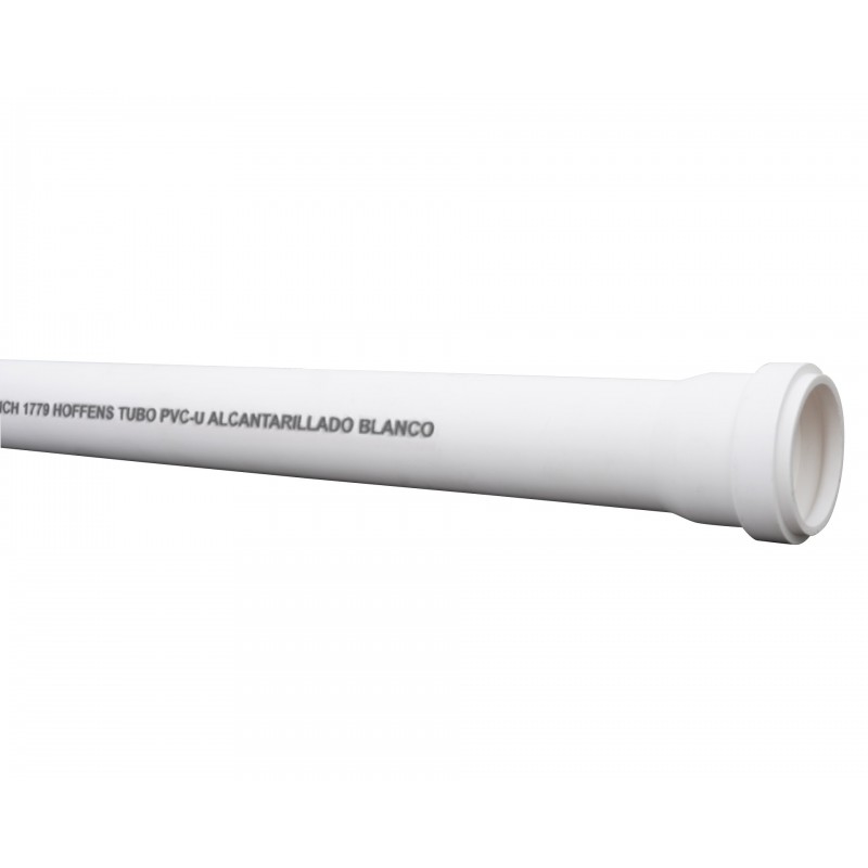 Tubería PVC-U Alcantarillado Domiciliario Blanco - 6m